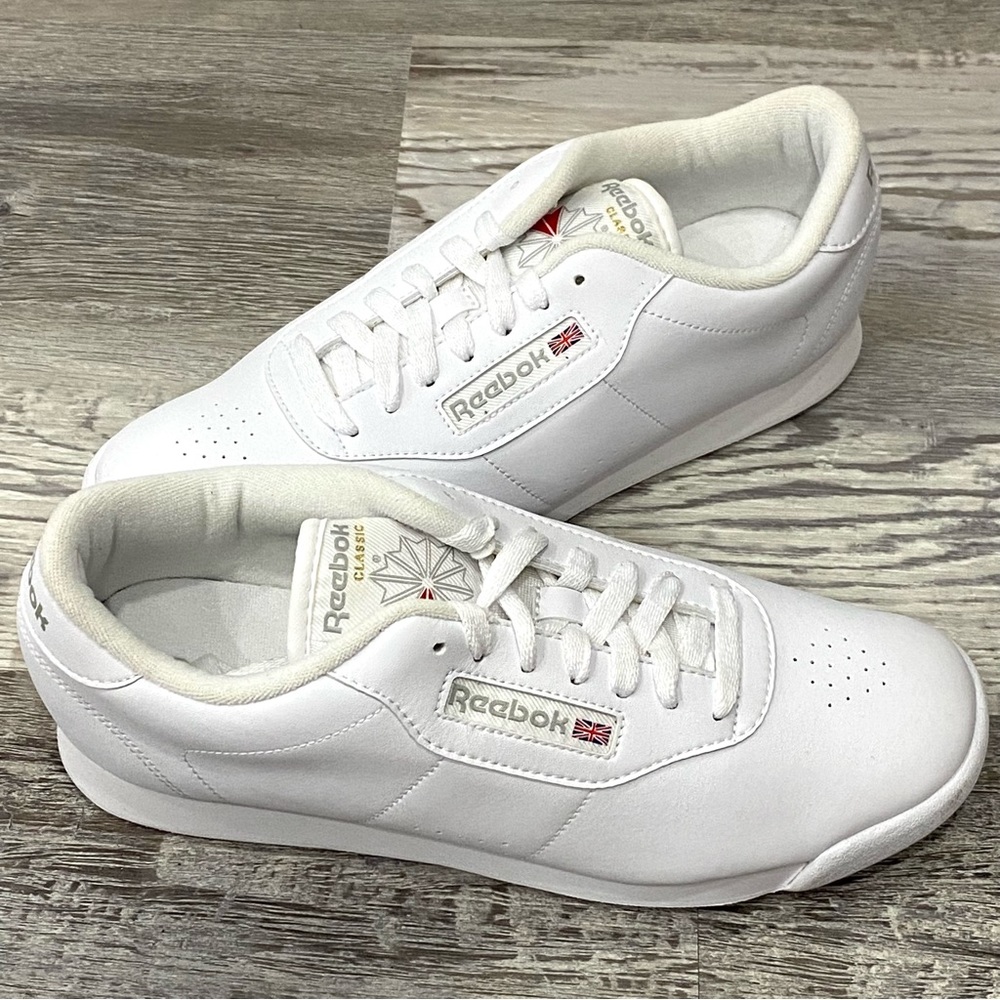 Reebok Classic Princess White Lace Up Sneakers - Gem